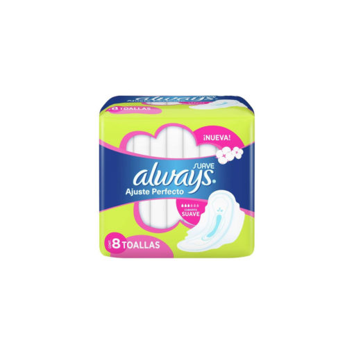Toallitas Femeninas Always Ajuste Perfecto Suave X 8 U – Casa Florian